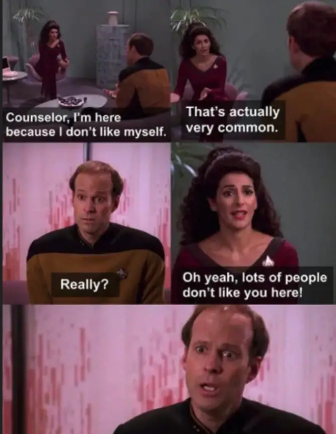 Poor Lieutenant Broccoli .... - Women Of Star Trek